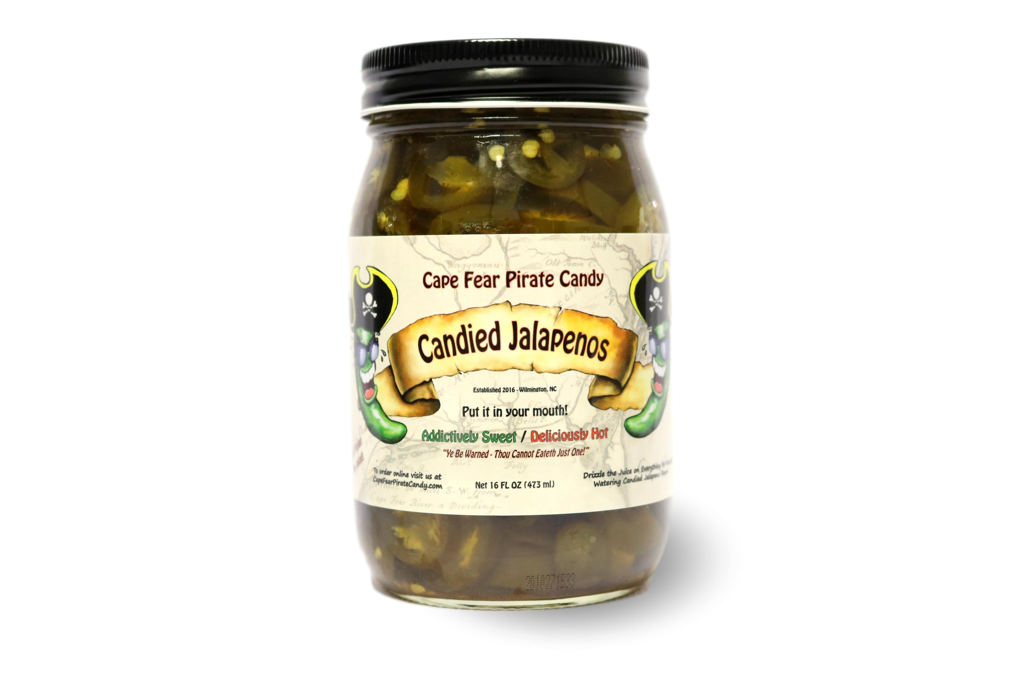 Candied Jalapenos - Cape Fear Pirate Candy - Charleston Specialty Foods